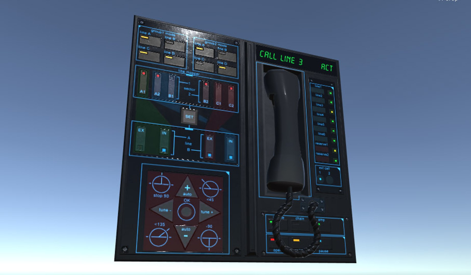 3d control panels
