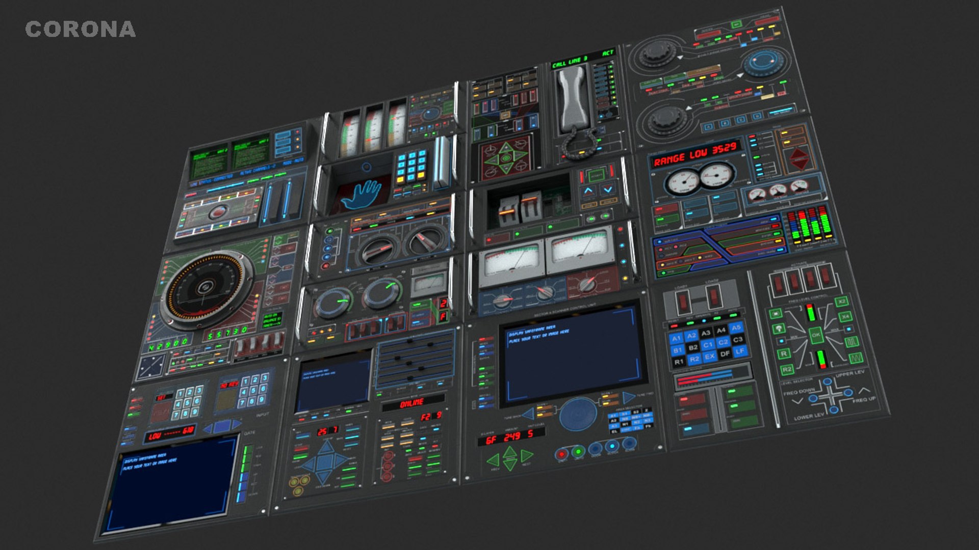 3d control panels
