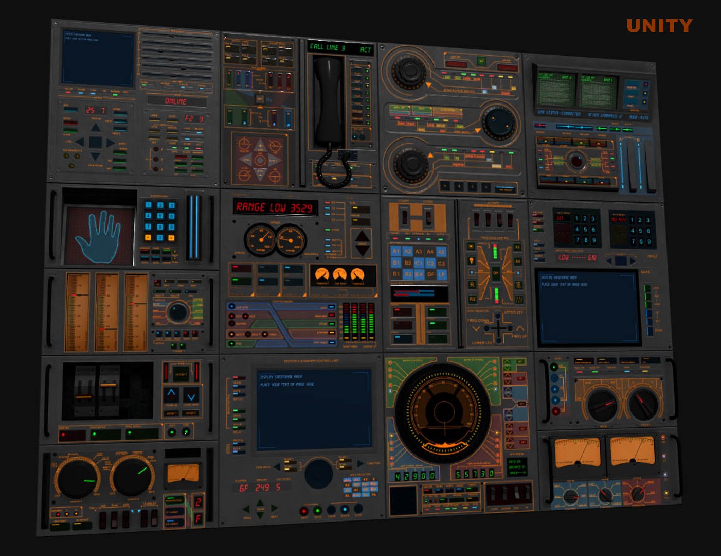 3d control panels