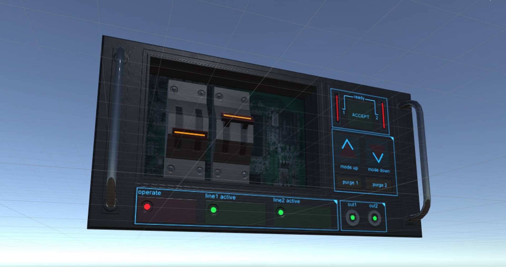 3d control panels