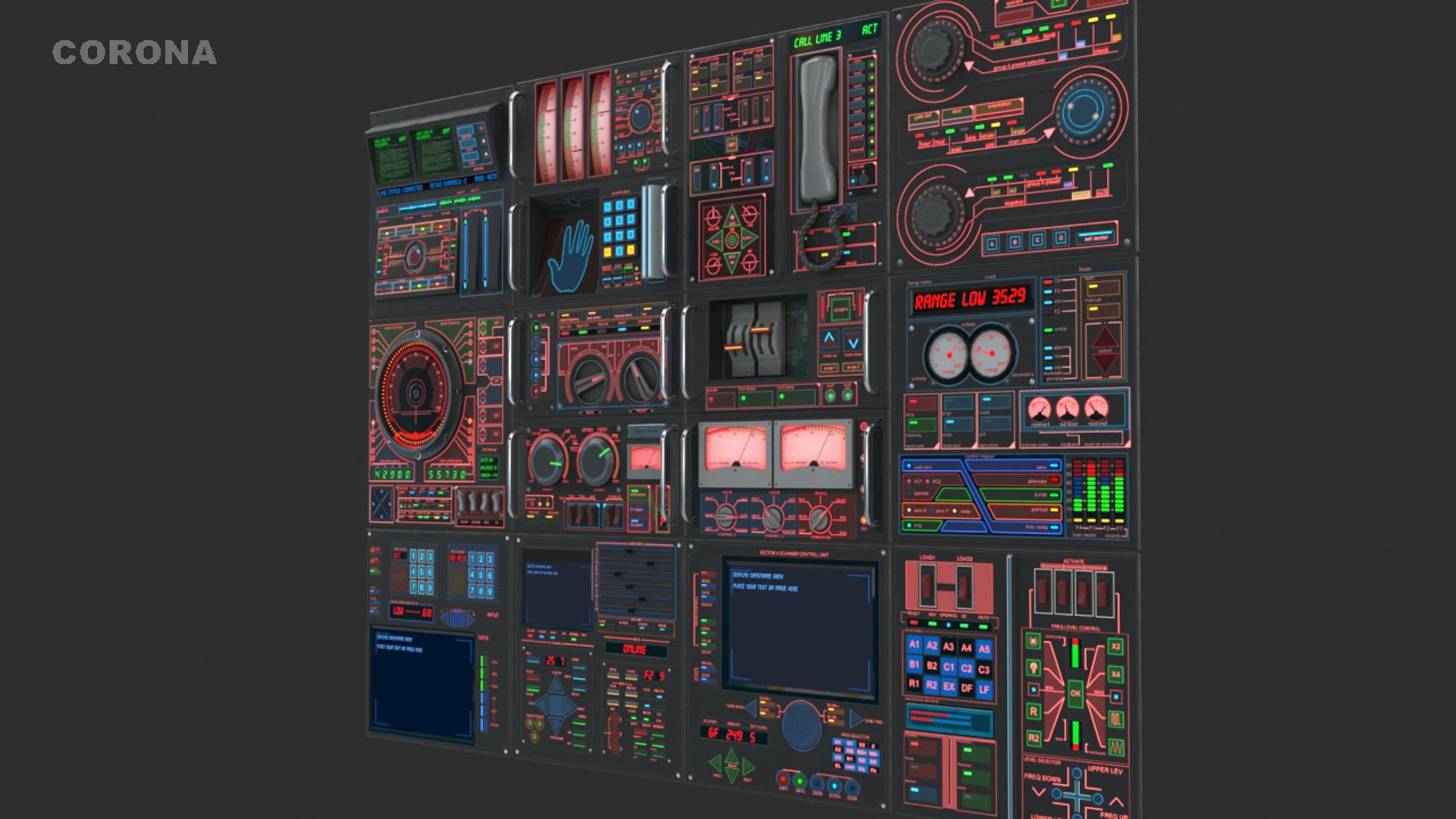 3d control panels