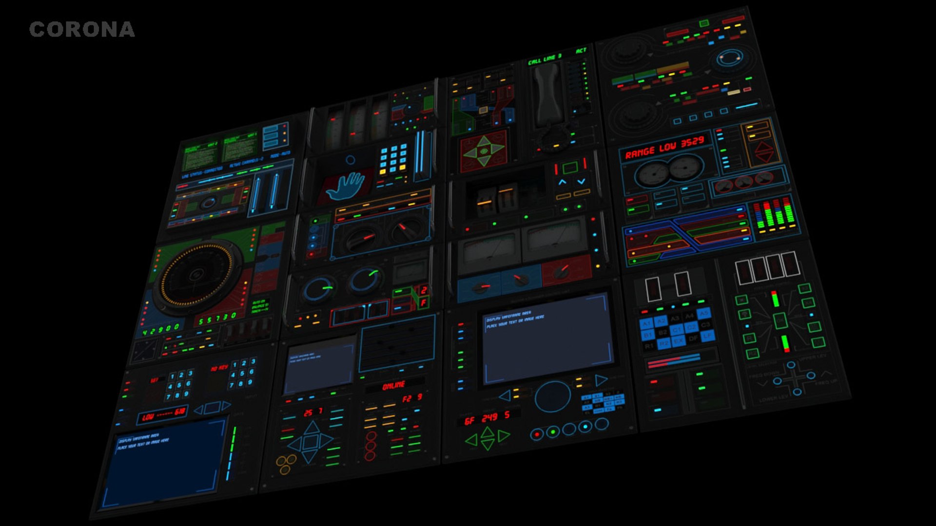 3d control panels