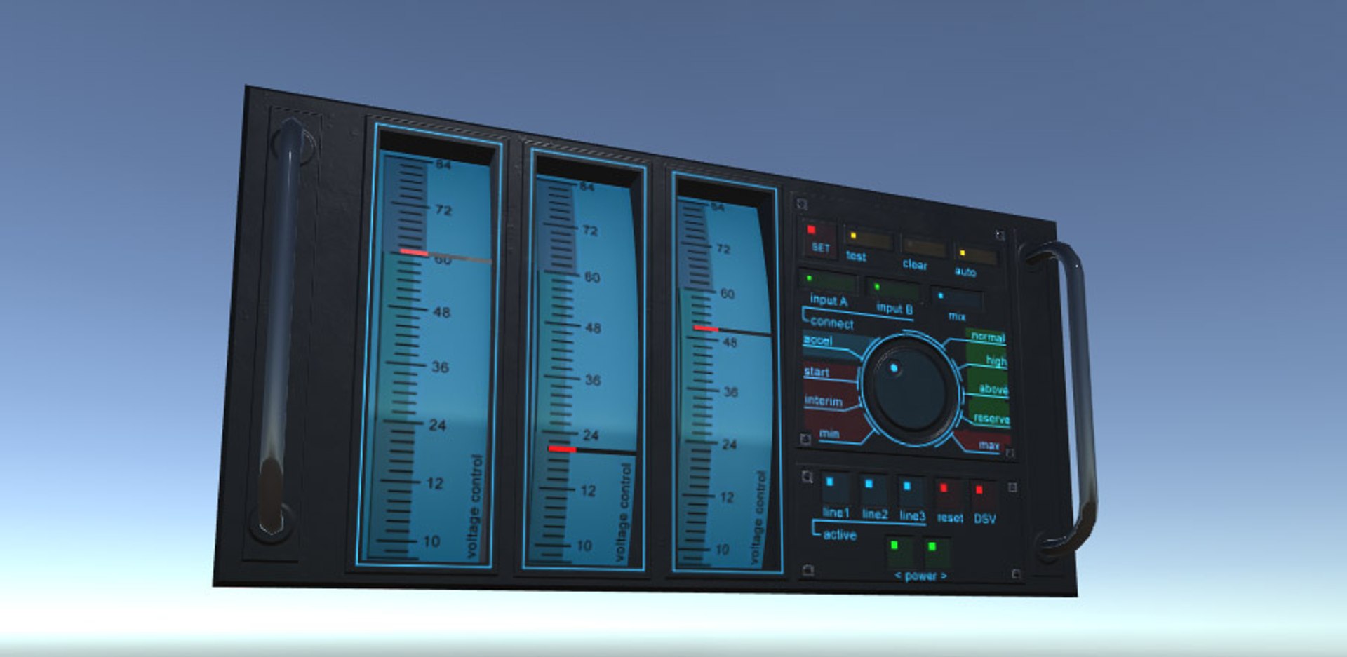 3d control panels