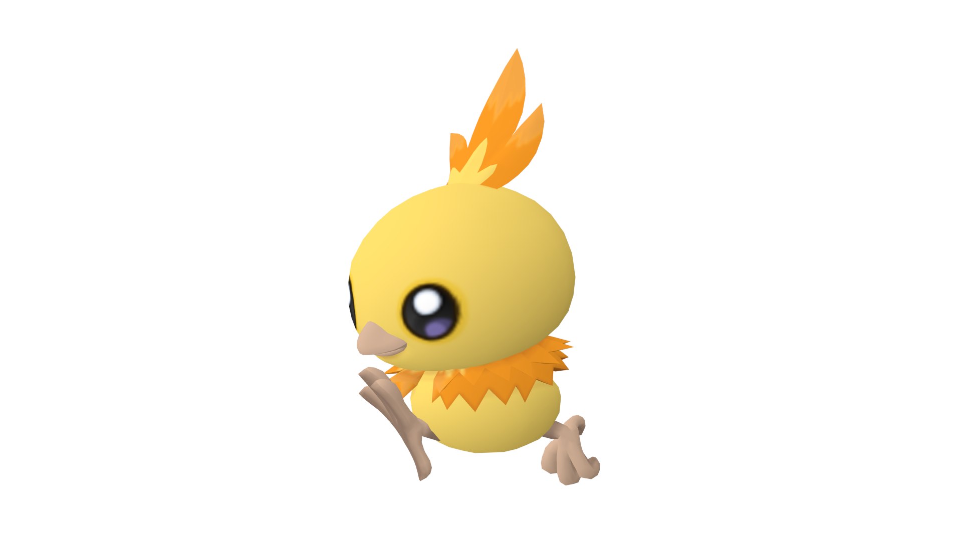 3D POKEMON Torchic Animated Game Already Model - TurboSquid 1939741