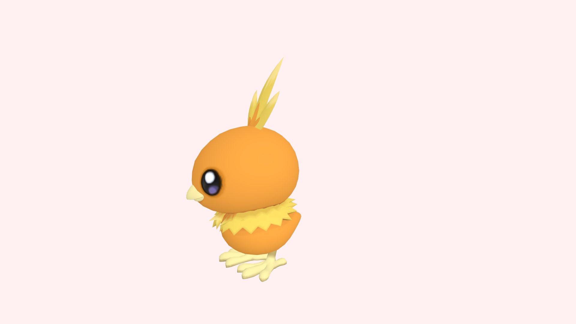 3D POKEMON Torchic Animated Game Already Model - TurboSquid 1939741
