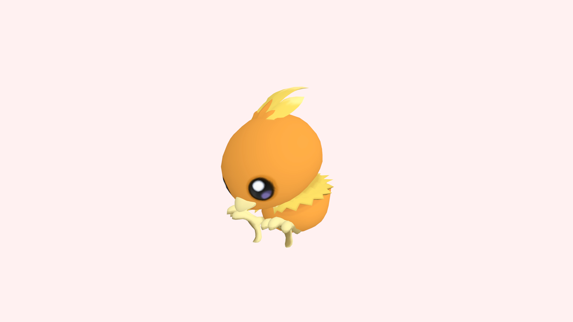 3D POKEMON Torchic Animated Game Already Model - TurboSquid 1939741