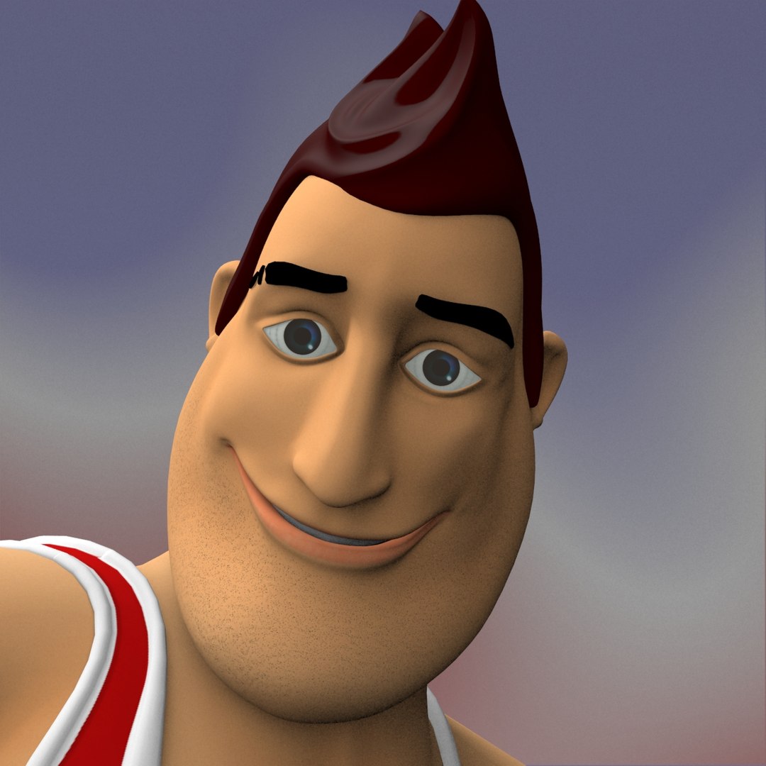 3d Hero Body Animation Model