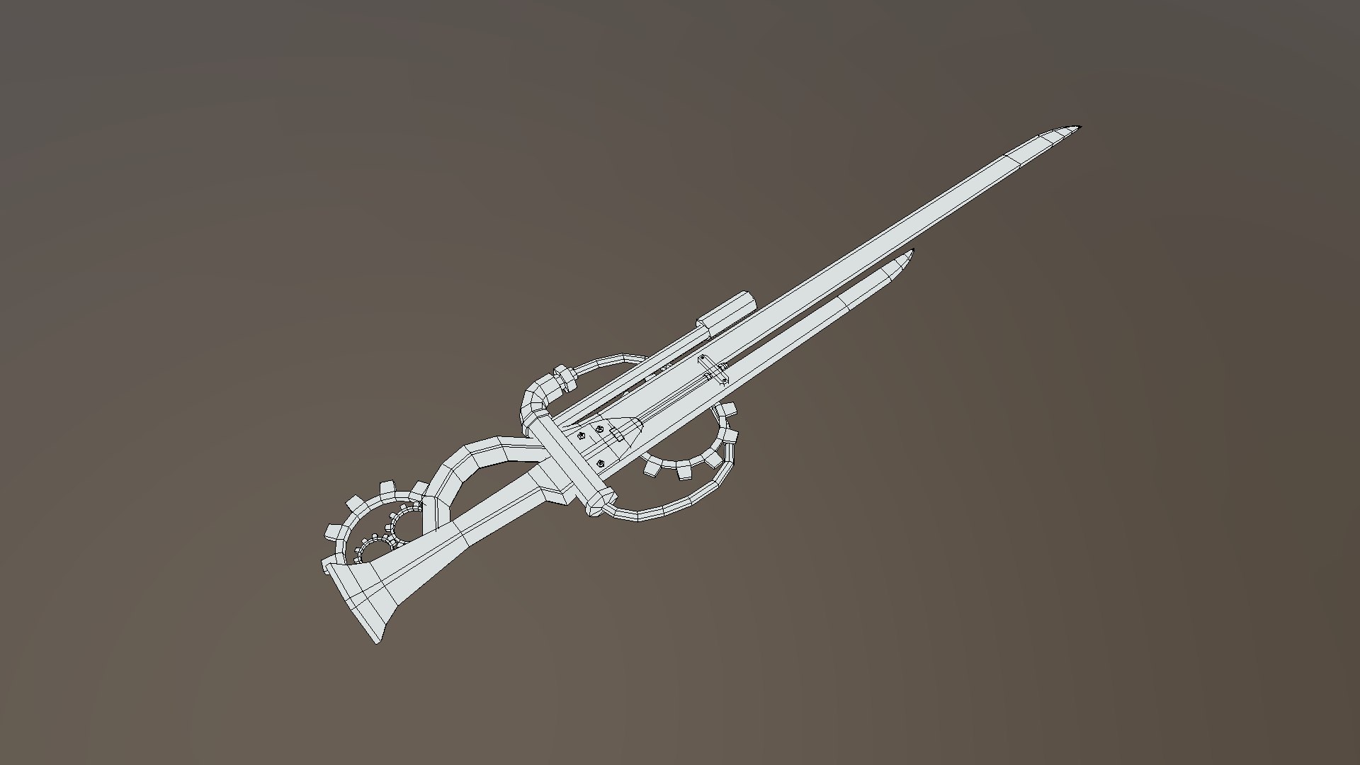 Steampunk Sword 3D Model - TurboSquid 1345958