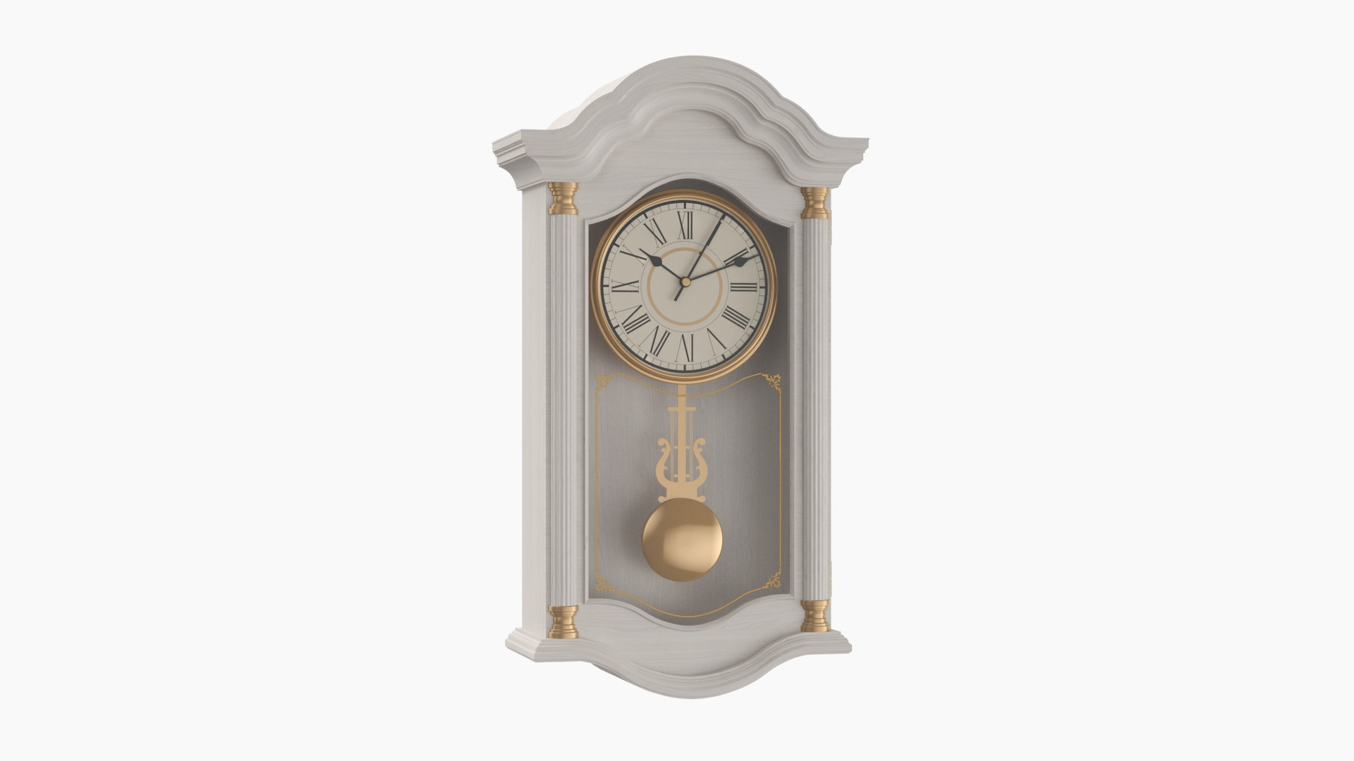 3D Classic Wall Clock 02 - TurboSquid 2159737