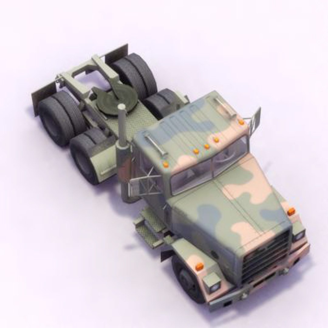 M915 Semi Truck Transportation 3d Model