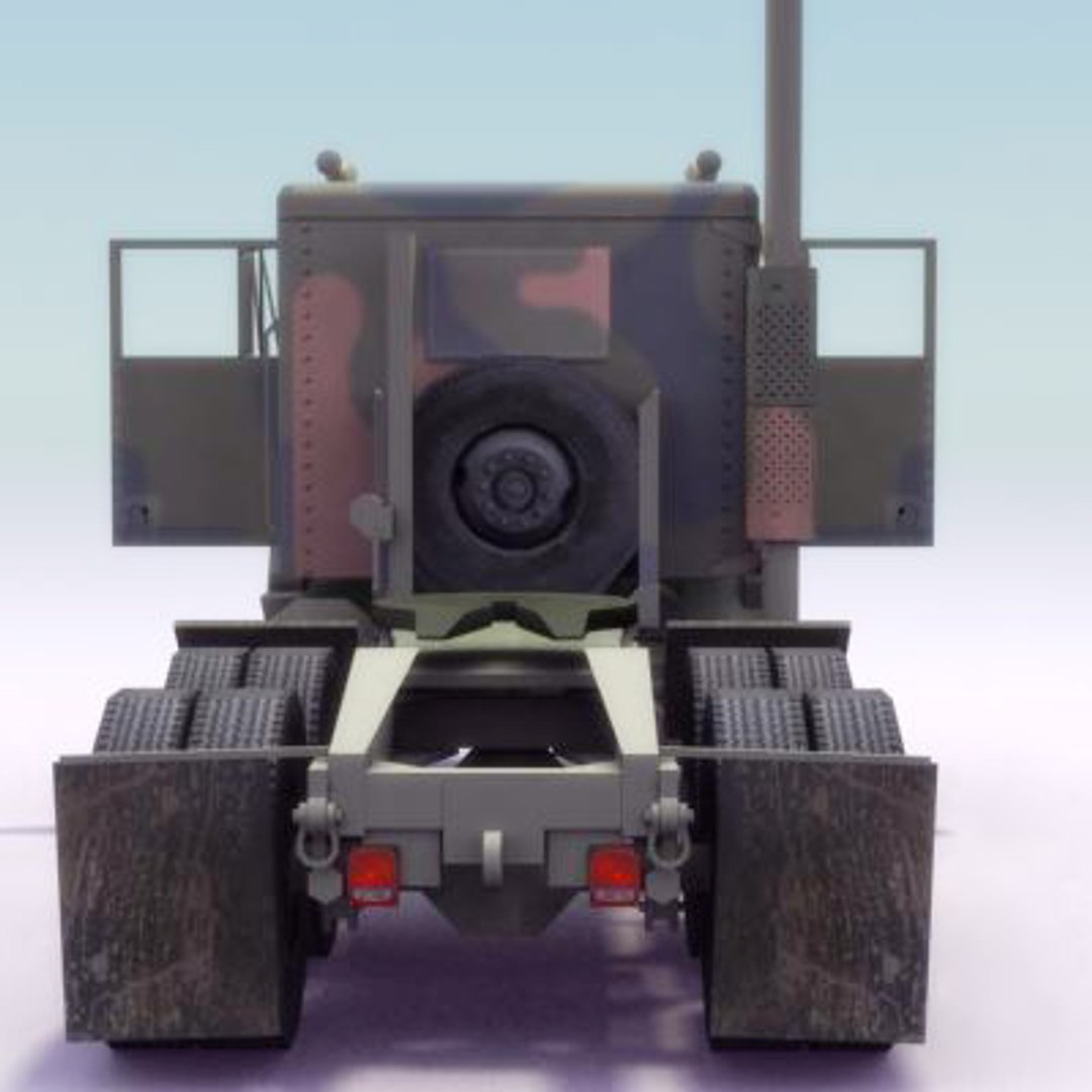 M915 Semi Truck Transportation 3d Model