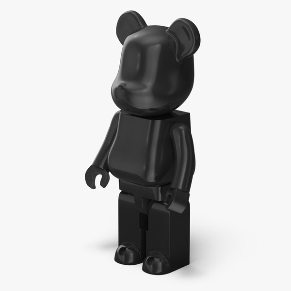 modelo 3d Figura de colección Bearbrick Negro para impresión 3D ...