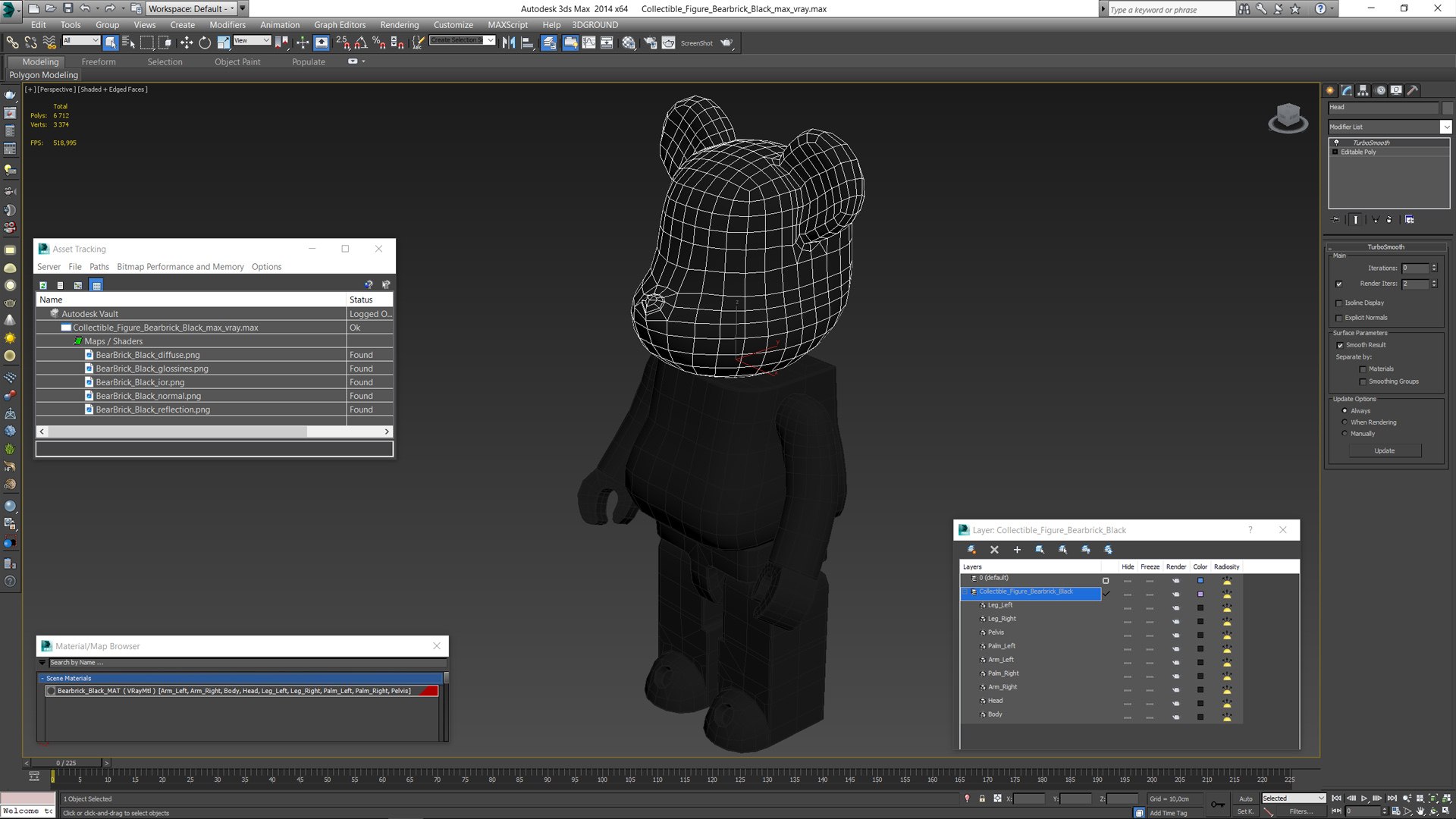 Collectible Figure Bearbrick Black For 3D Print 3D Model - TurboSquid ...