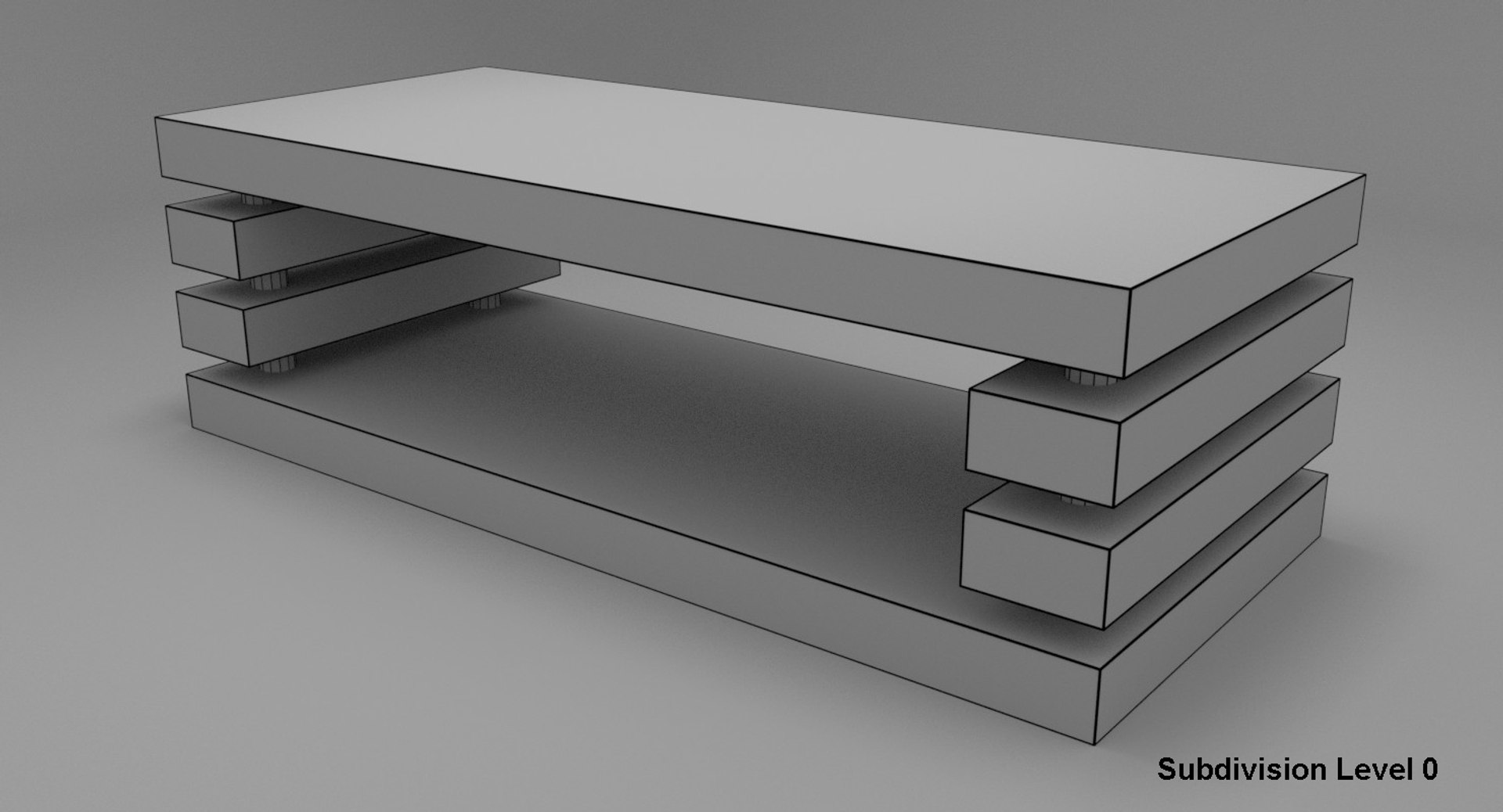 Coffee Table Layers 3D Model - TurboSquid 1202510