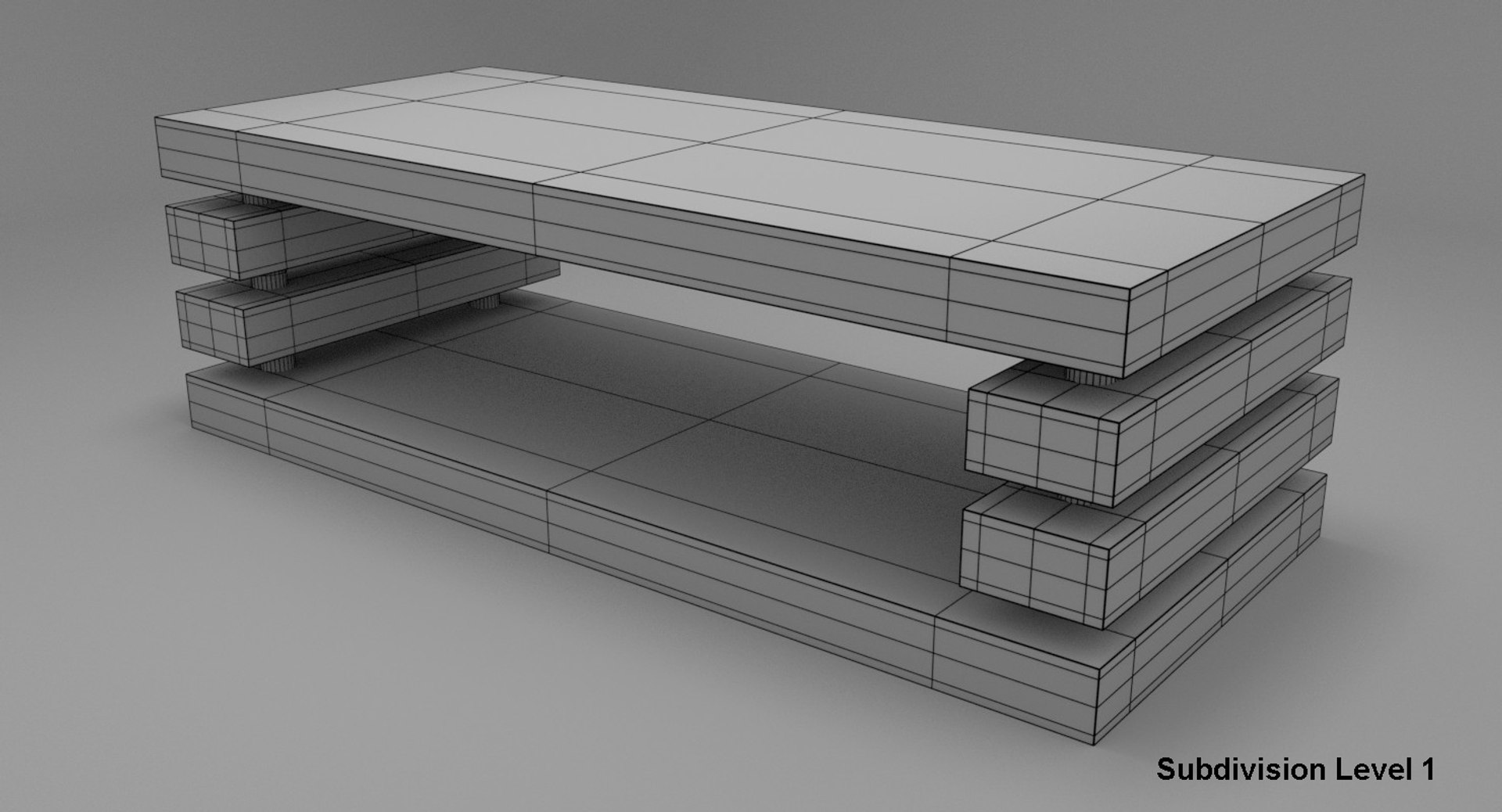 Coffee Table Layers 3D Model - TurboSquid 1202510