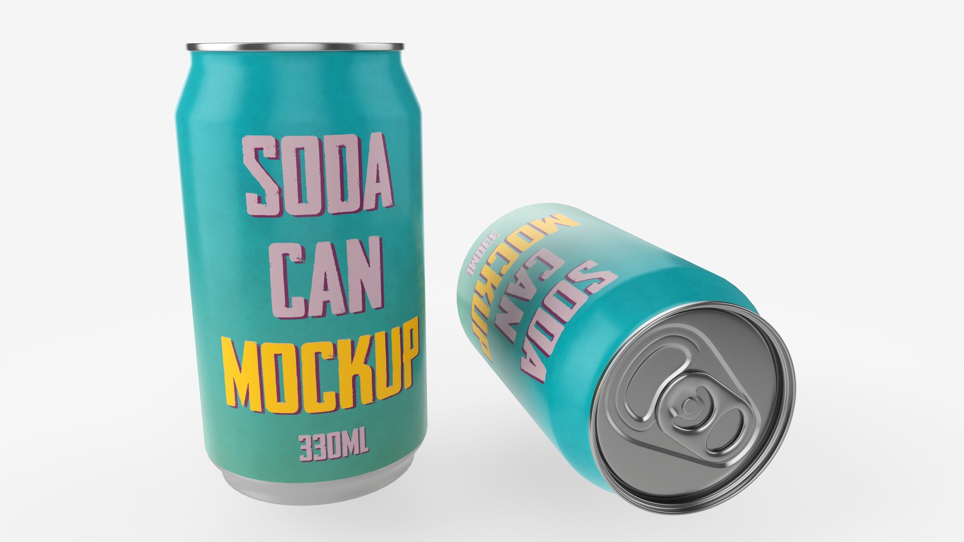 3D Model Beverage Can 330ml Mockup - TurboSquid 2151225