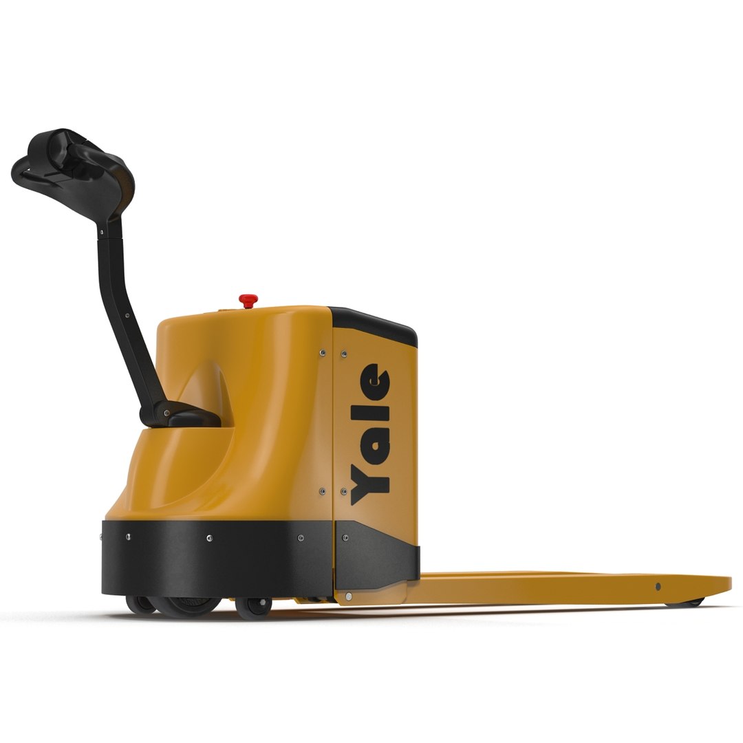 Max Powered Pallet Jack Yellow