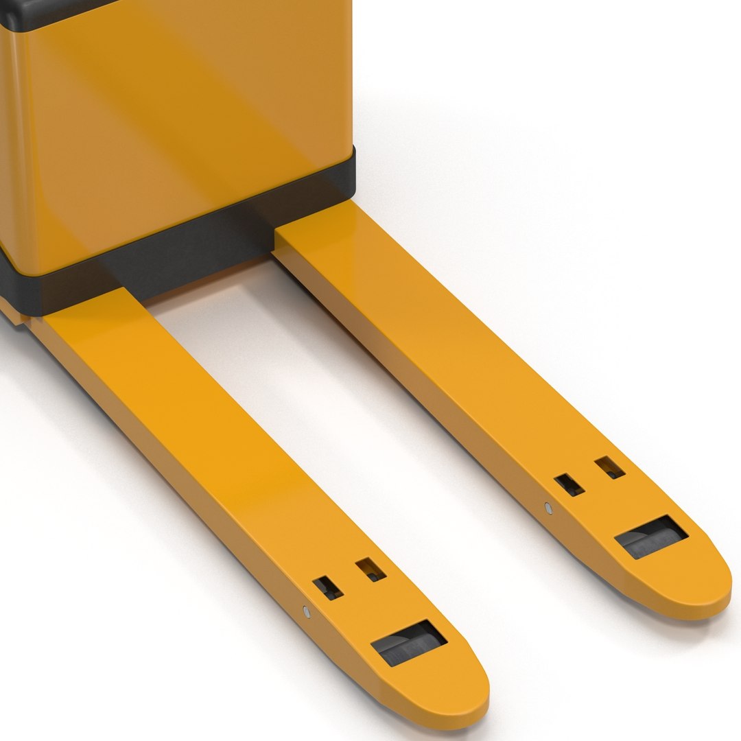Max Powered Pallet Jack Yellow