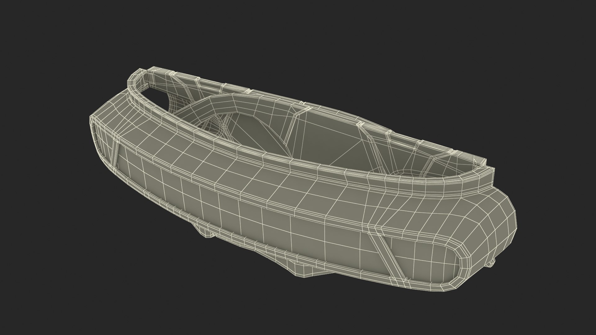 3D Futuristic Mono Lens Sunglasses Red - TurboSquid 2239803