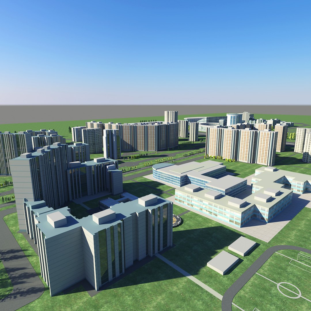 3d Model City