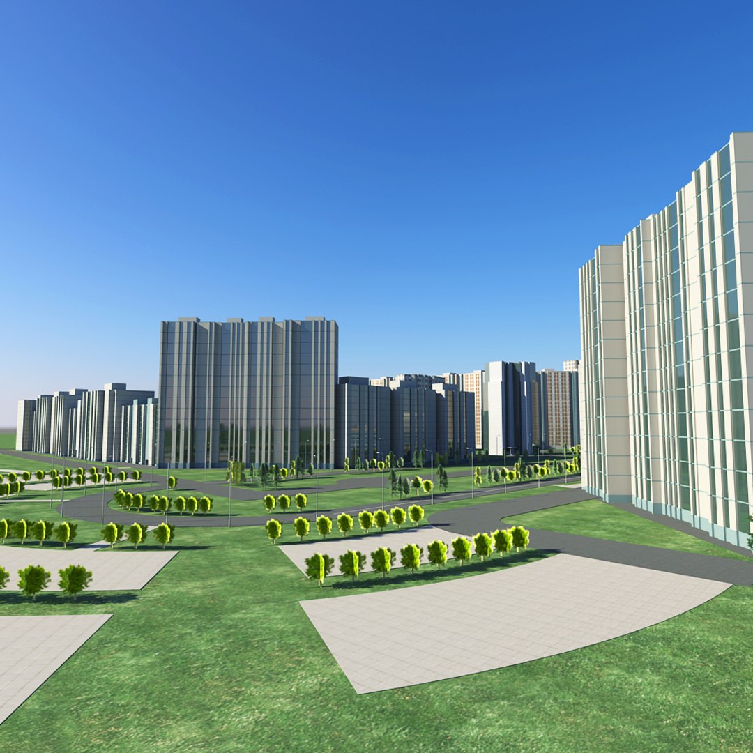 3d Model City