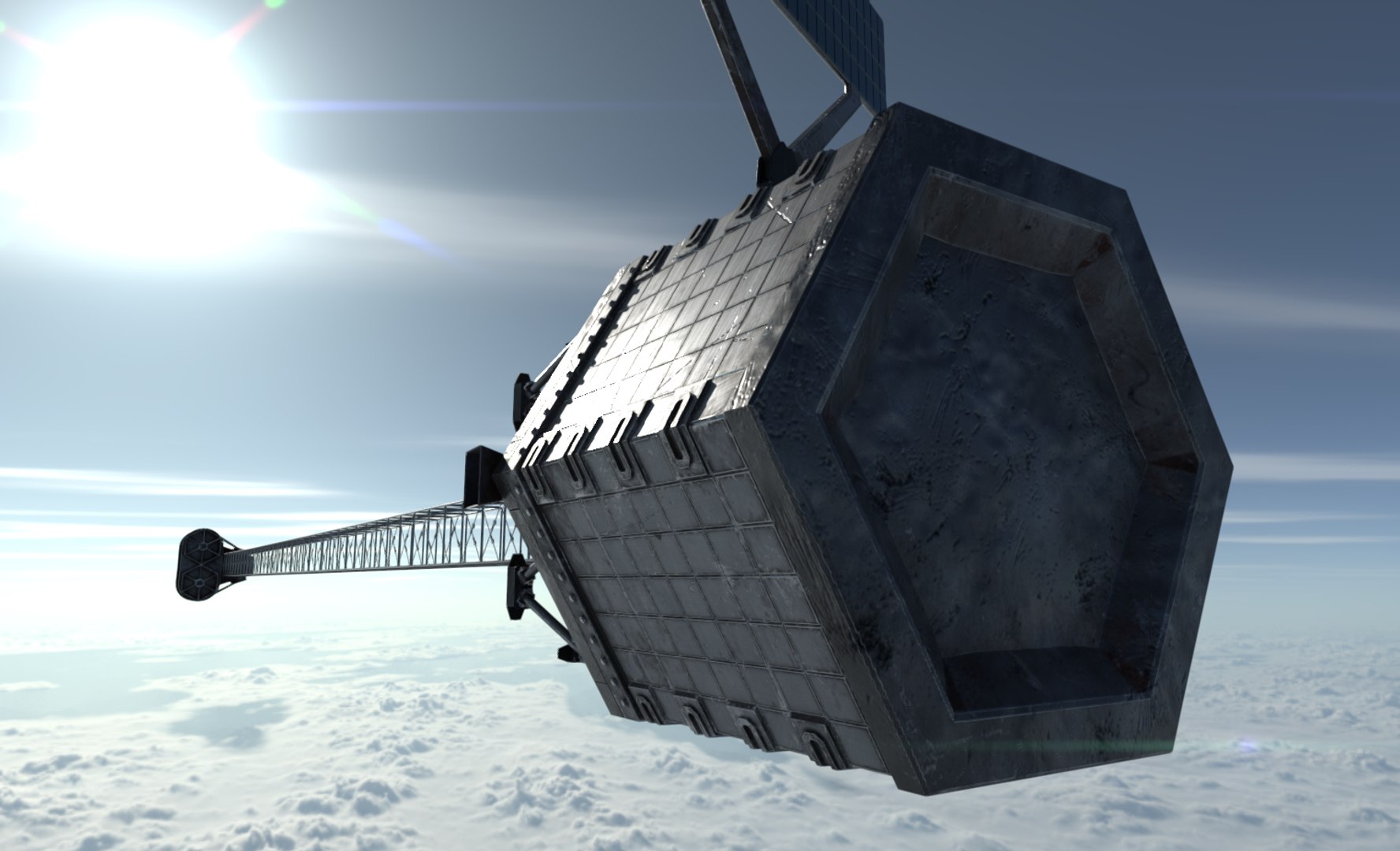 3D nustar nuclear array model - TurboSquid 1304098