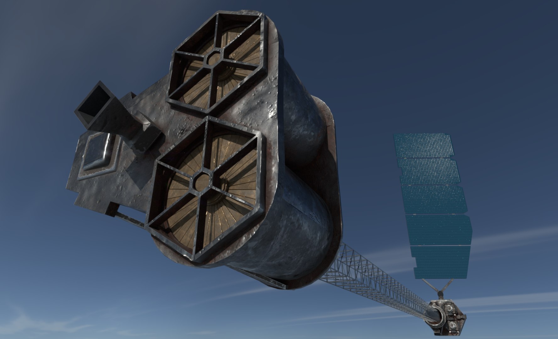 3D nustar nuclear array model - TurboSquid 1304098