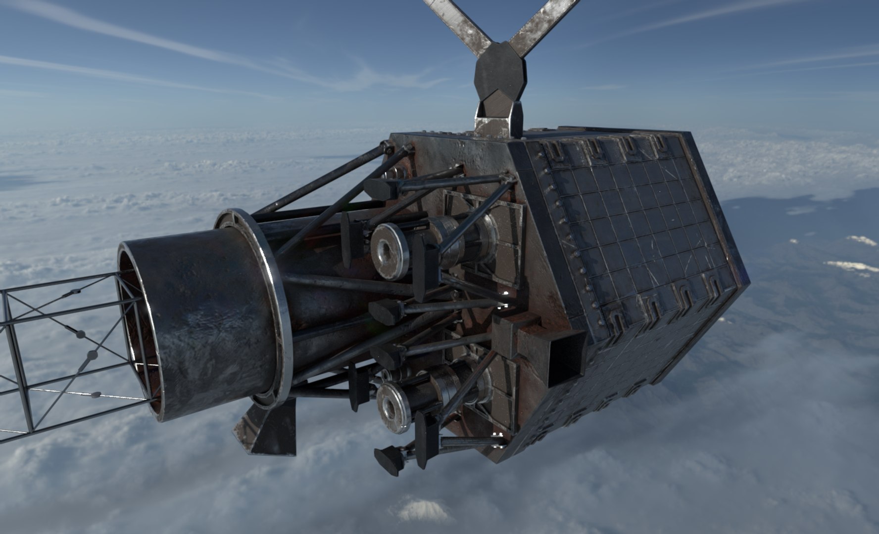 3D nustar nuclear array model - TurboSquid 1304098