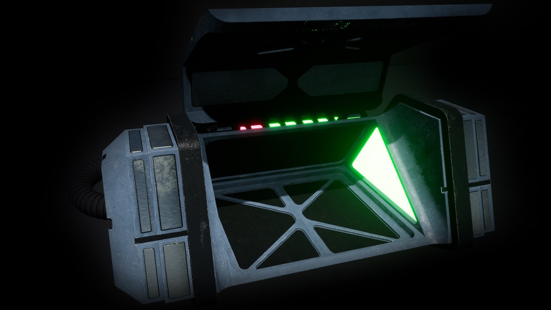 SCI-FI Triangle Crate 3D model - TurboSquid 1851157