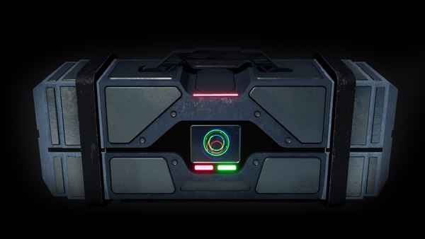 SCI-FI Triangle Crate 3D model - TurboSquid 1851157