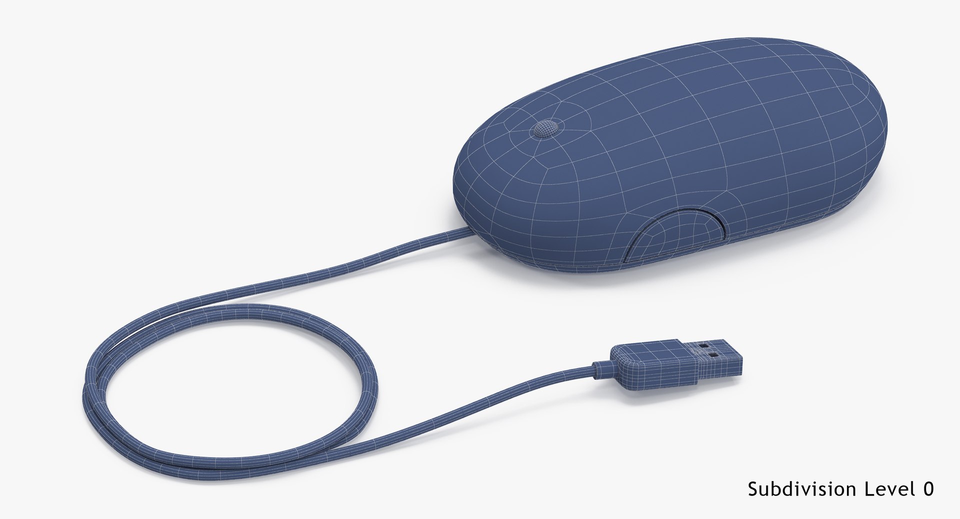 3d Model Apple Mighty Mouse A1152