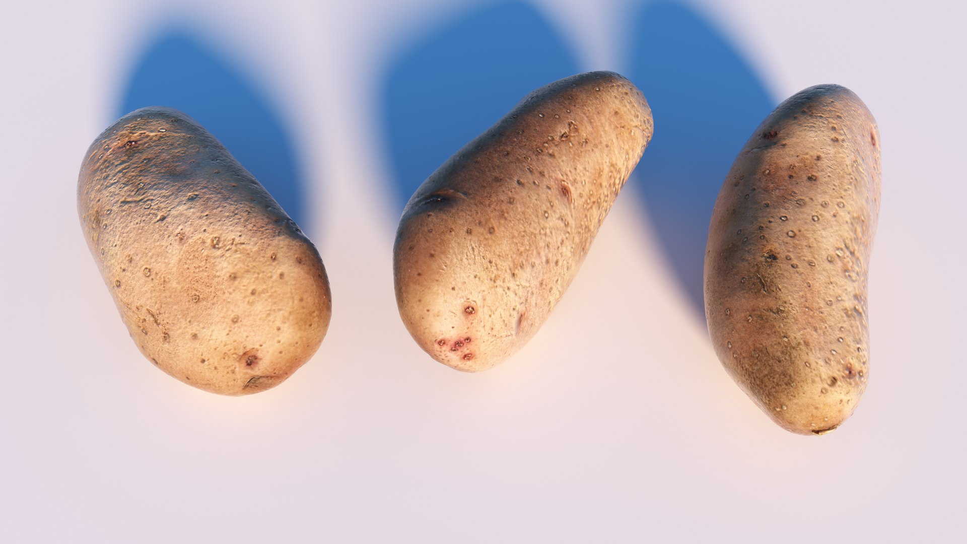 Photorealistic 3D Scan Of Potato 3D Model - TurboSquid 2229534