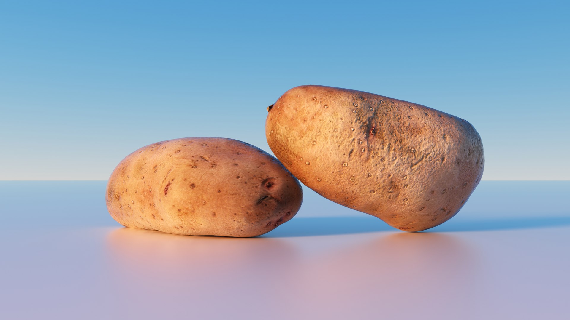 Photorealistic 3D Scan Of Potato 3D Model - TurboSquid 2229534