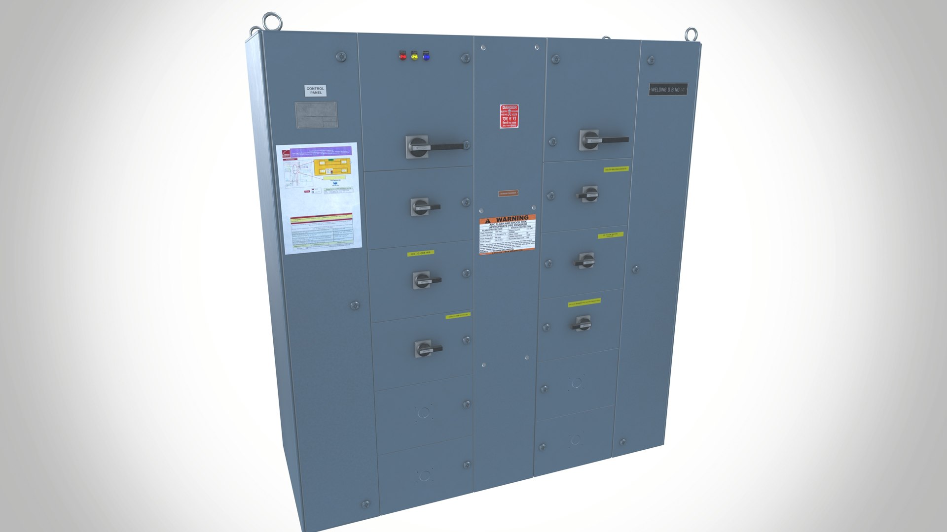 3D Electric Control Panel Model - TurboSquid 2267445