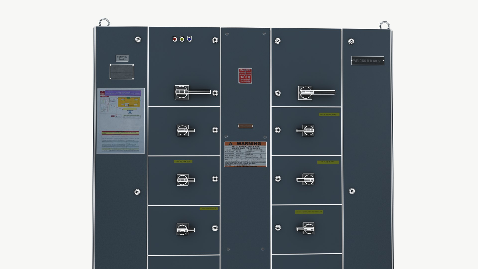 3D Electric Control Panel Model - TurboSquid 2267445