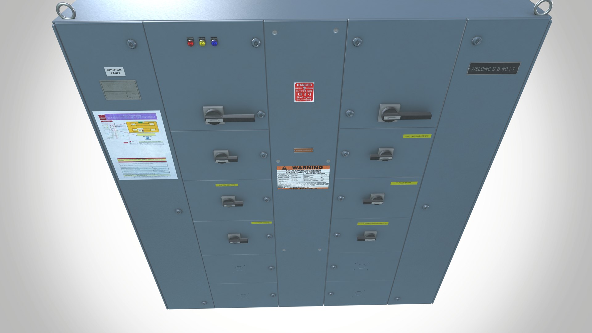 3D Electric Control Panel Model - TurboSquid 2267445