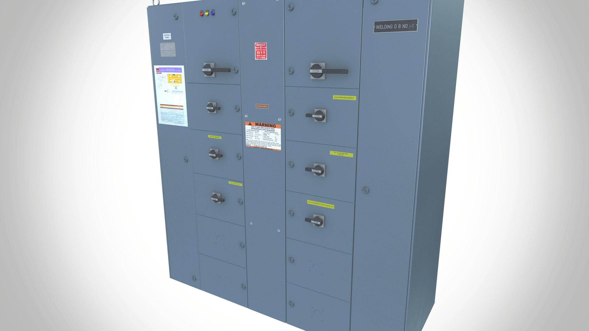 3D Electric Control Panel Model - TurboSquid 2267445