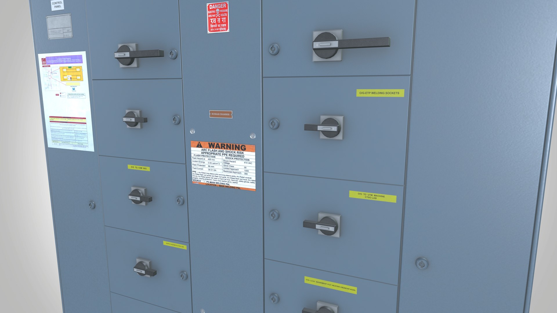 3D Electric Control Panel Model - TurboSquid 2267445