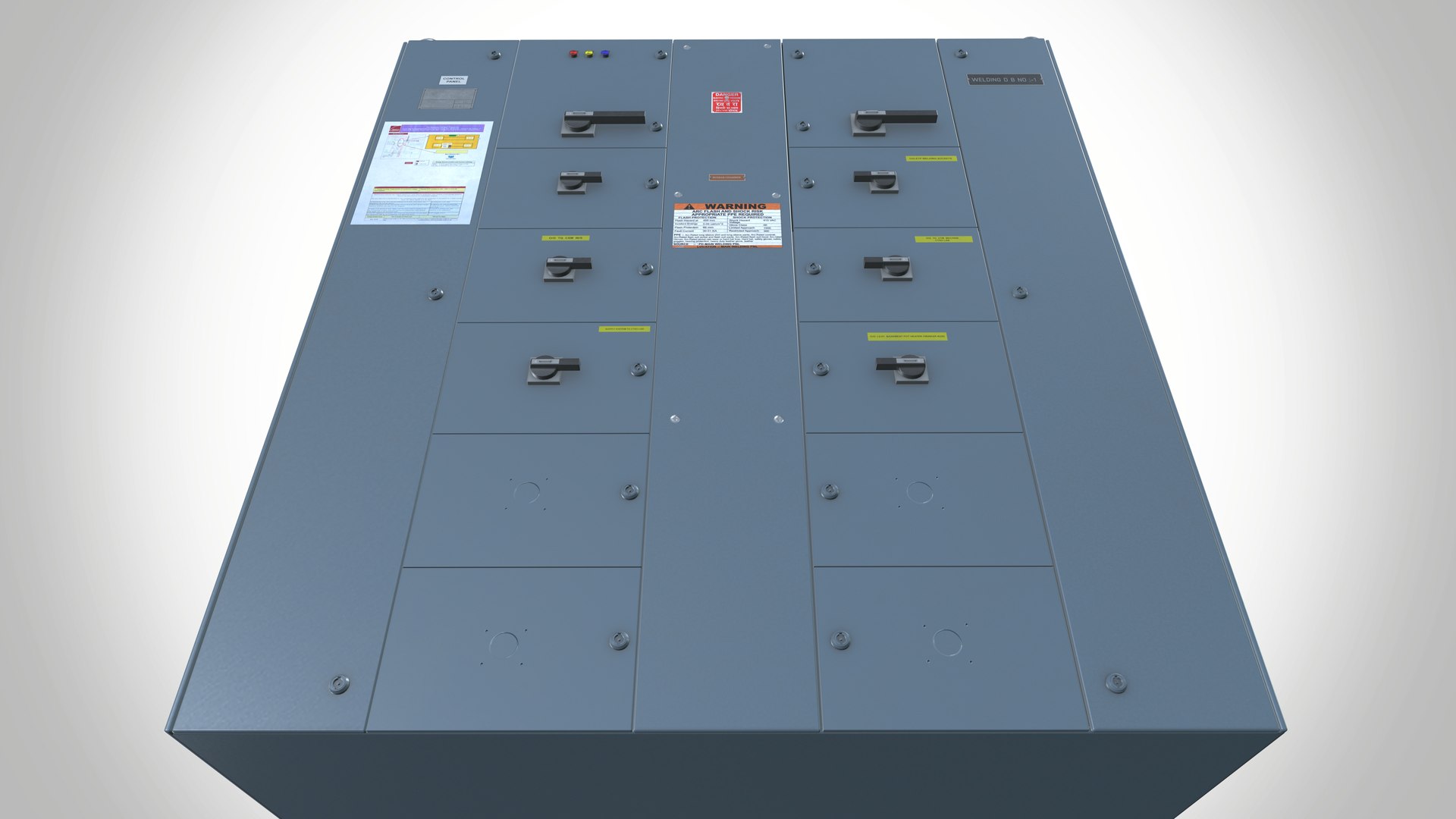 3D Electric Control Panel Model - TurboSquid 2267445