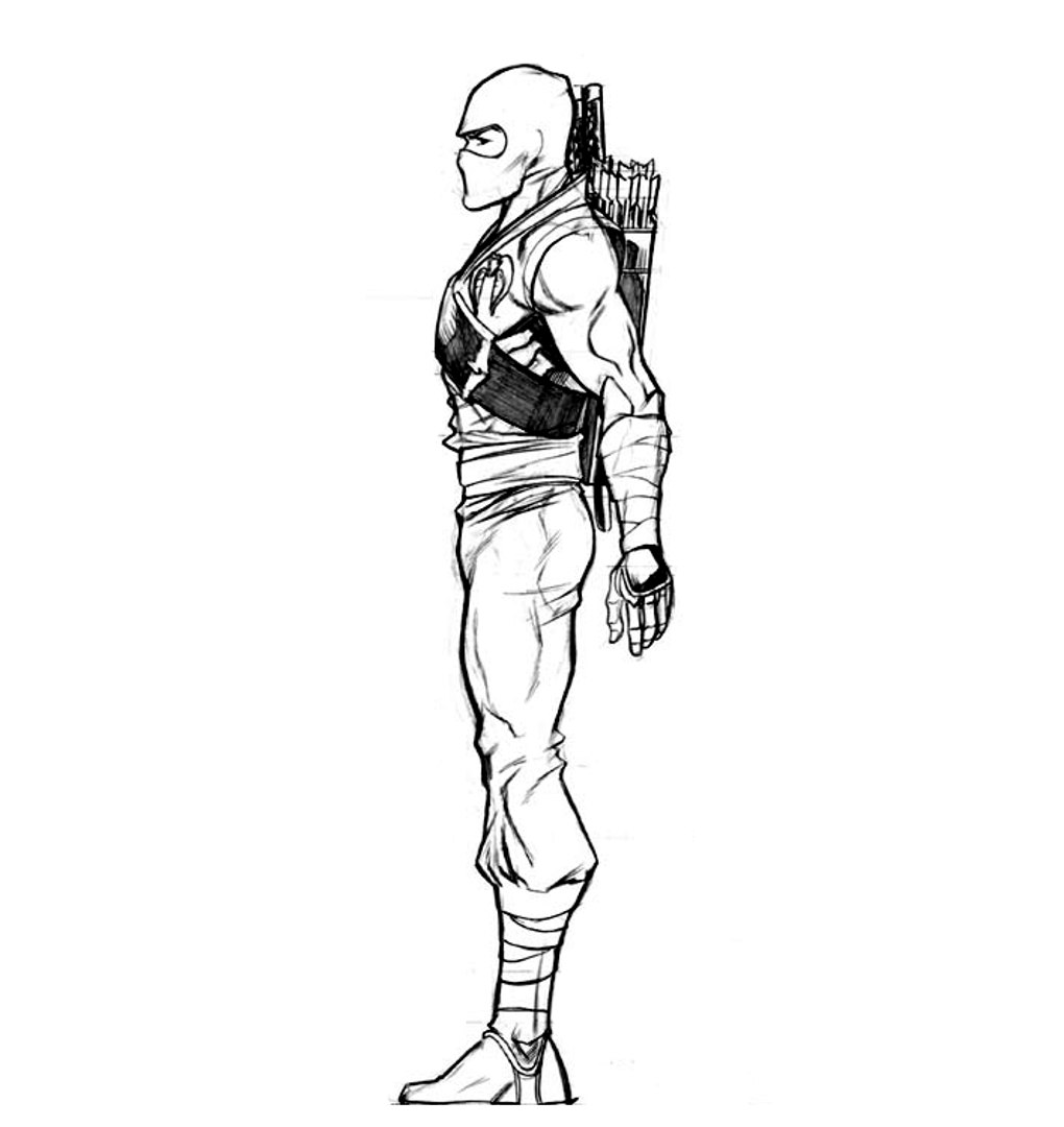 3d Ninja Male Model