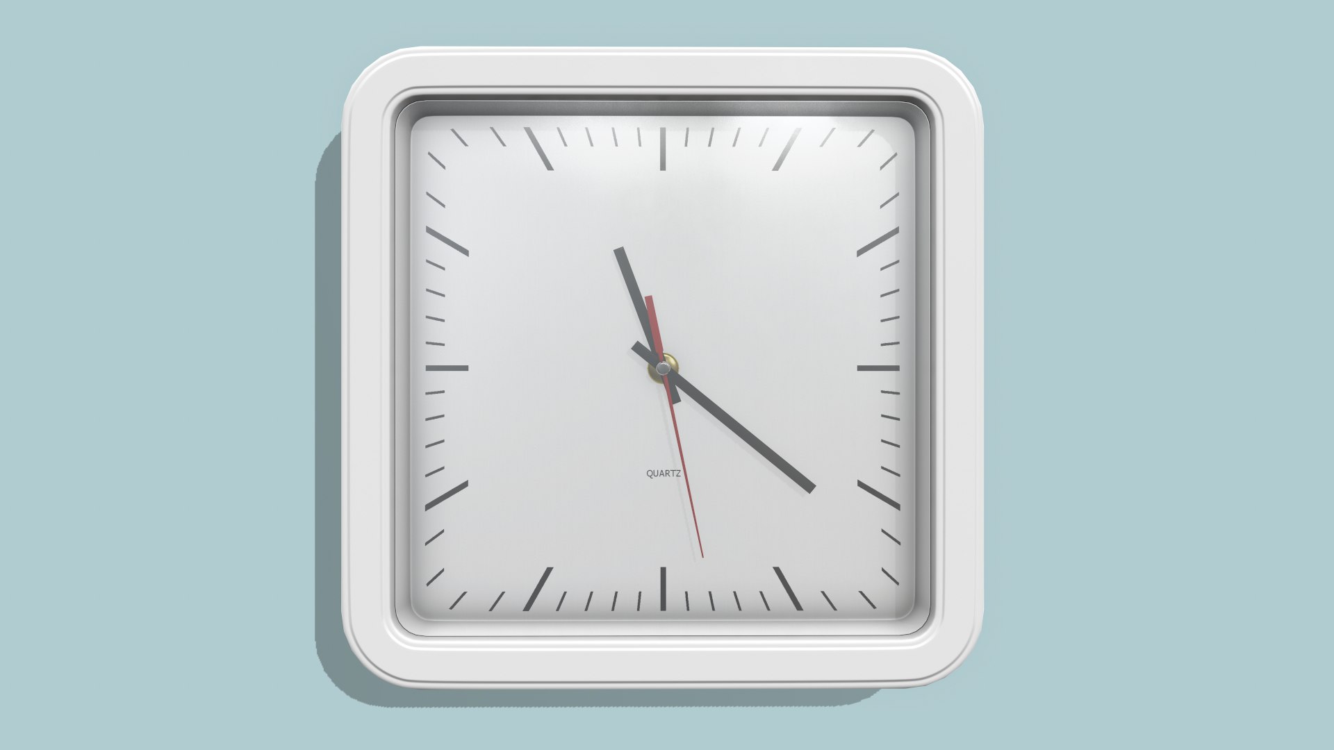 3D Model Low-poly Wall Clock - TurboSquid 1648452