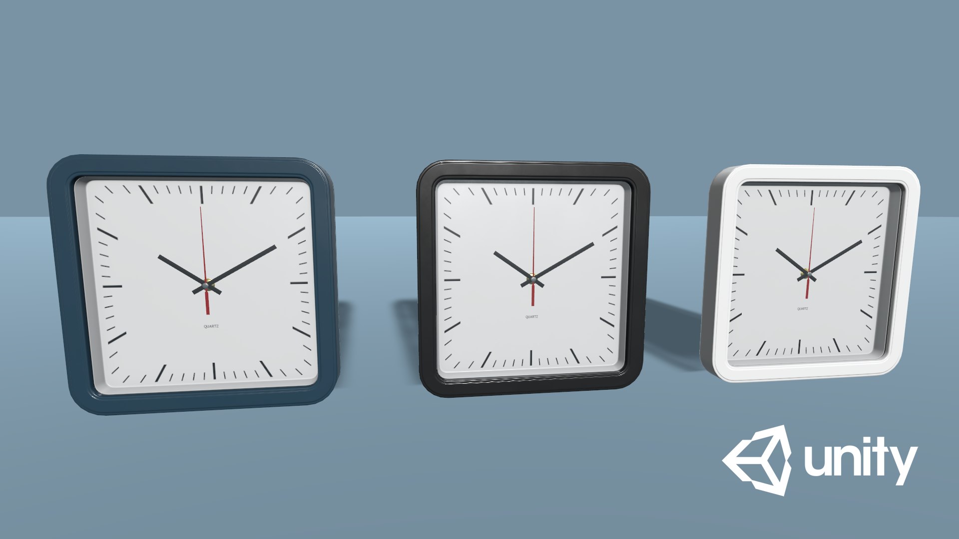 3D Model Low-poly Wall Clock - TurboSquid 1648452