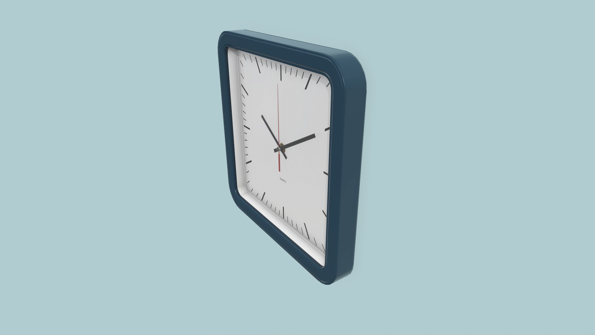 3D Model Low-poly Wall Clock - TurboSquid 1648452