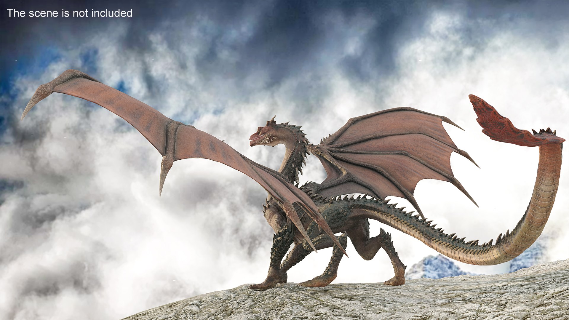 Walking Western Dragon 3D model - TurboSquid 2158714