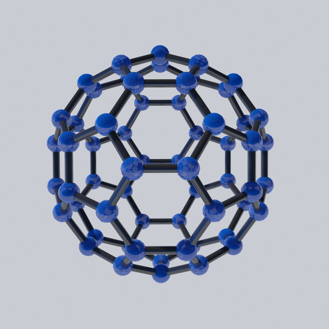 Buckyball Atom Chemistry 3D Model - TurboSquid 1359876