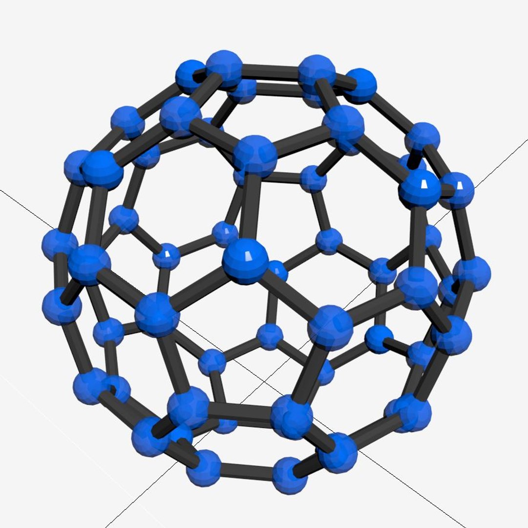 Buckyball Atom Chemistry 3D Model - TurboSquid 1359876