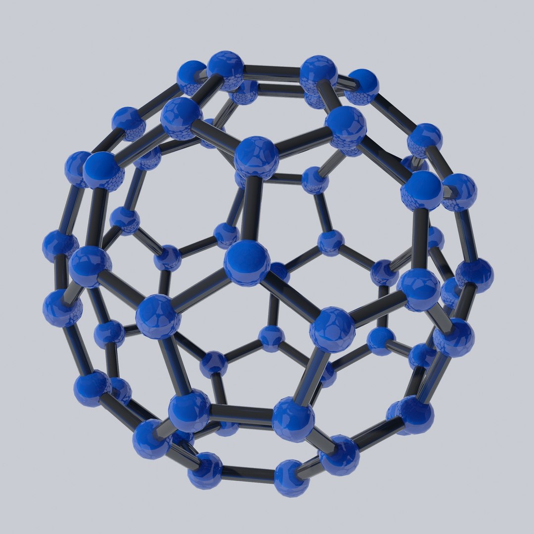 Buckyball Atom Chemistry 3D Model - TurboSquid 1359876