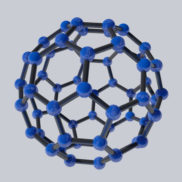 Buckyball atom chemistry 3D model - TurboSquid 1359876