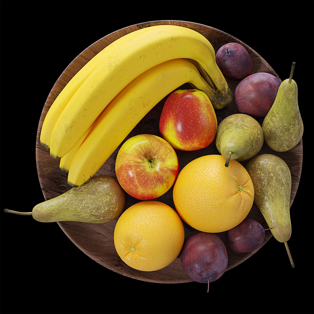 Fruit Set Model - TurboSquid 1728749