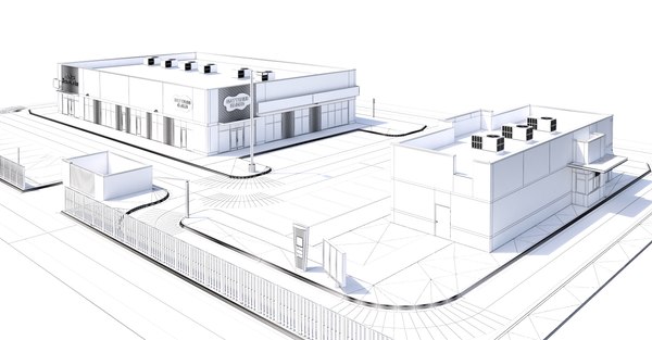 3D retail store model - TurboSquid 1689497